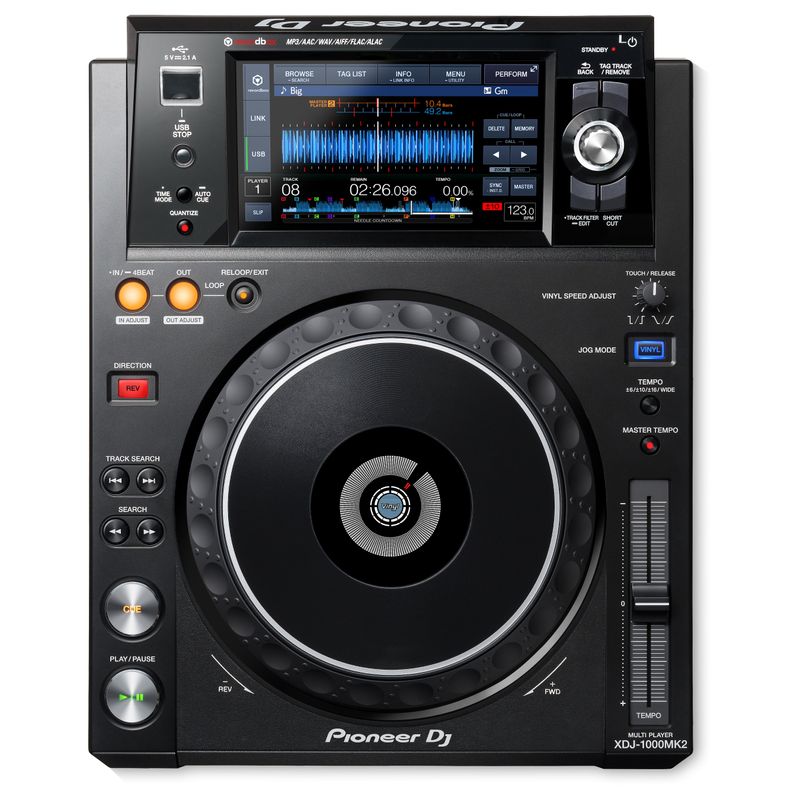 PIONEER DJ XDJ-1000 MK2 REPRODUCTOR MEDIA | AUDIO PRO – Hitway Music ...