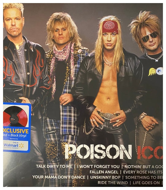POISON - ICON: GREATEST HITS (EXCLUSIVE) (RED/BLACK VINYL) | VINILO ...