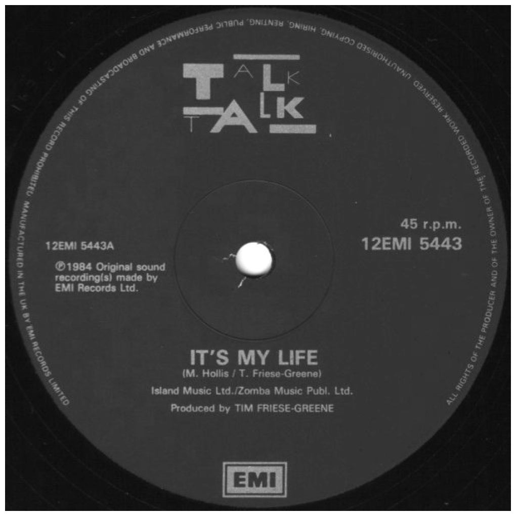TALK TALK - IT'S MY LIFE | 12" MAXI SINGLE VINILO USADO – Hitway Music ...